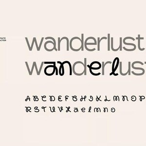 Aminute - Experimental Unique Sans Font Cricut Fonts, Modern Calligraphy, Modern Font, Fonts for ...