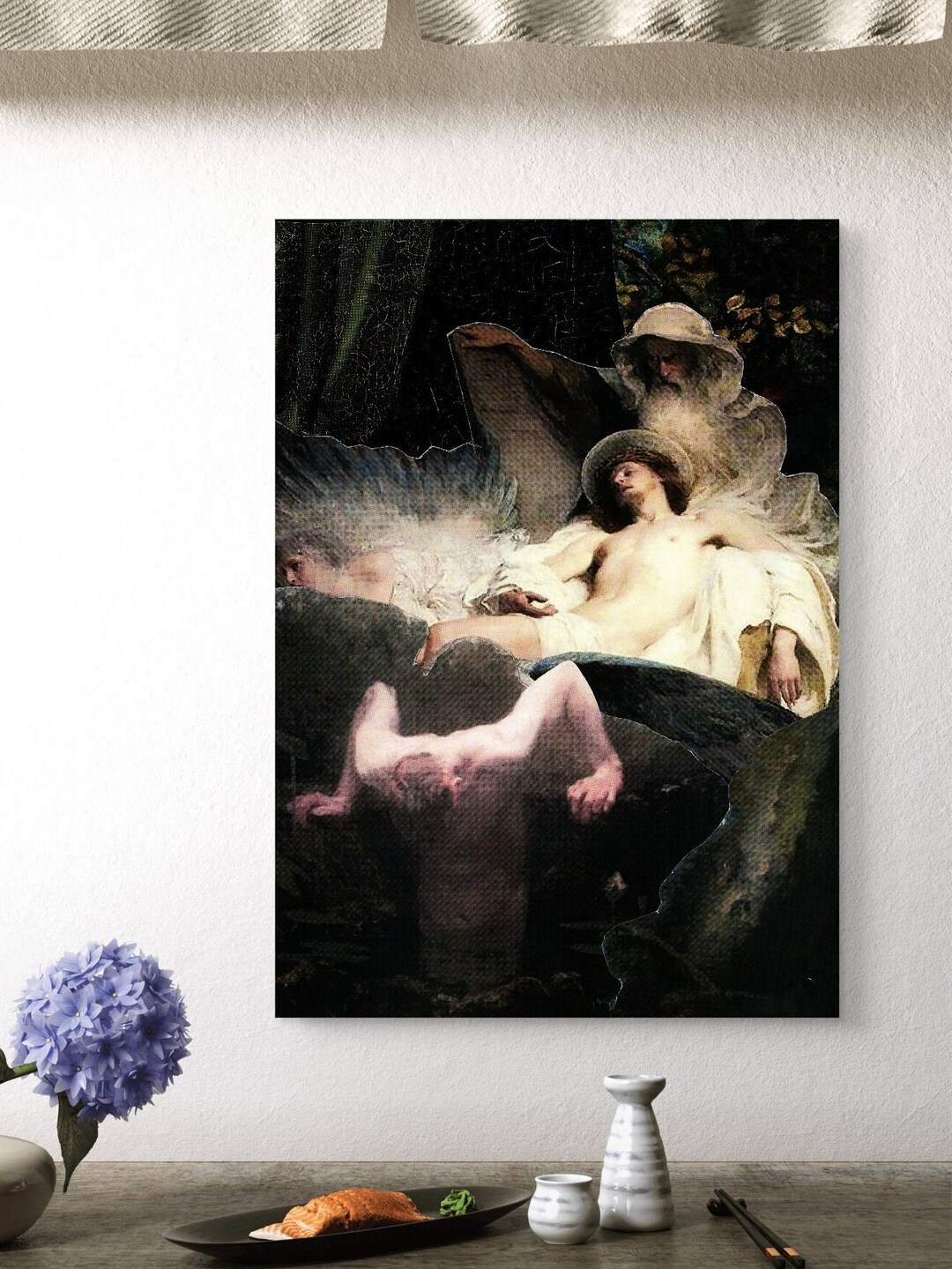 Waters of Divinity Collage Print - Holy, Biblical, Religious, Mournful ...