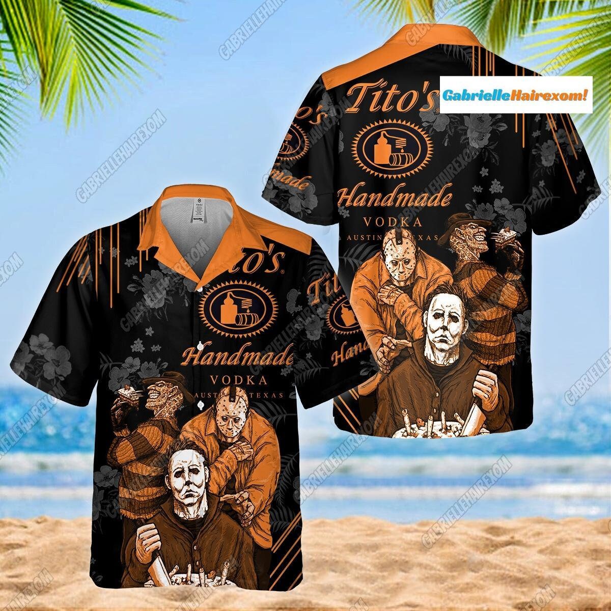 Tito's Vodka Hawaiian Shirt, Tito's Aloha Button Shirt, Vodka Alcohol T ...