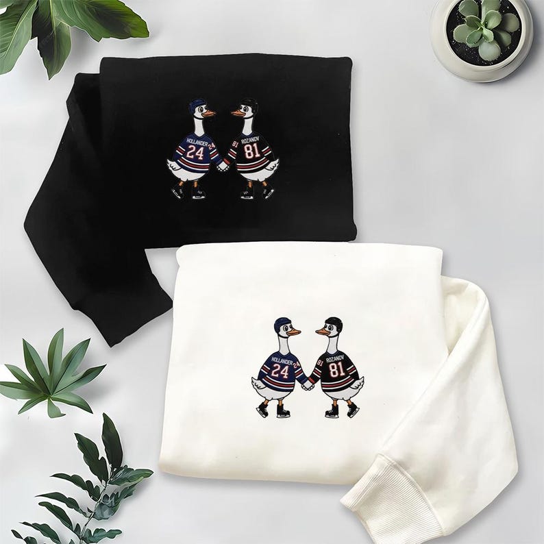 Heated Rivalry & Hollanov Embroidered Sweatshirt, Team Rozano Hoodie ...