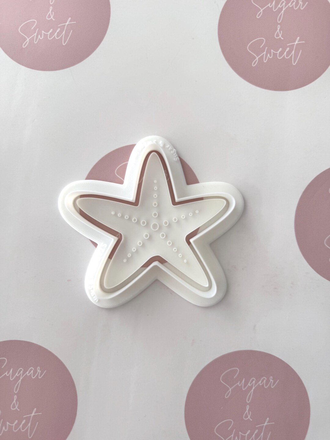 Starfish Cutter & Stamp 85mm - Etsy