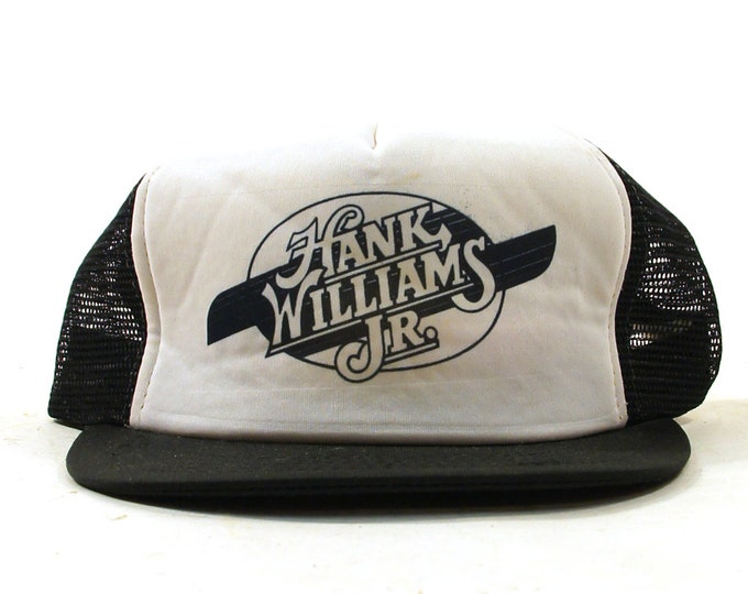 80s Trucker Hat / Hank Williams Jr - Etsy