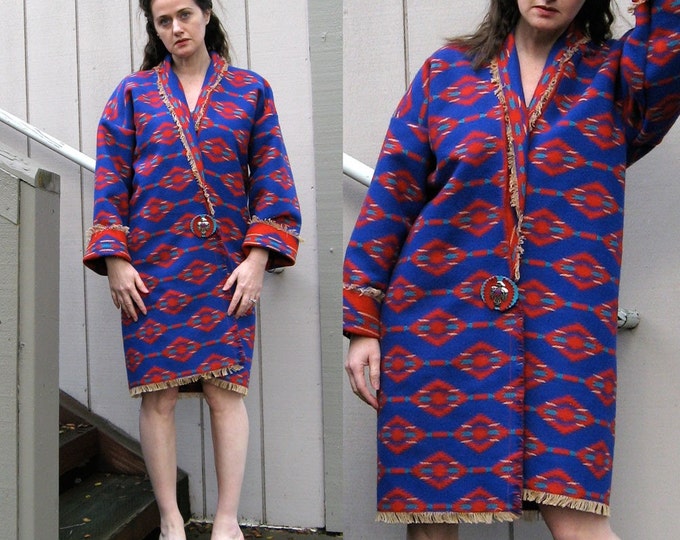 Native American Blanket Coat - Etsy