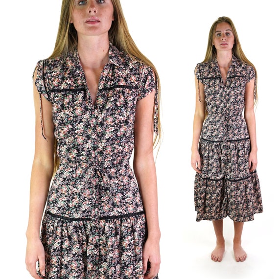 Gunne Sax Inspired Dress Vintage 70s Size Extra Small | Etsy