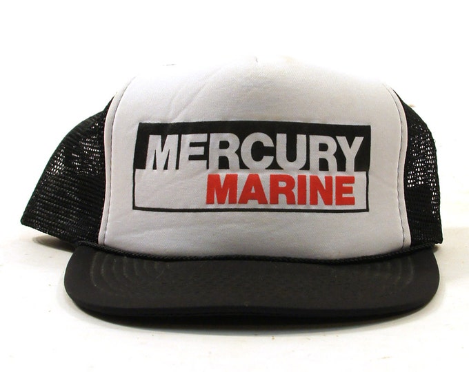 80s Trucker Hat / Mercury Marine - Etsy