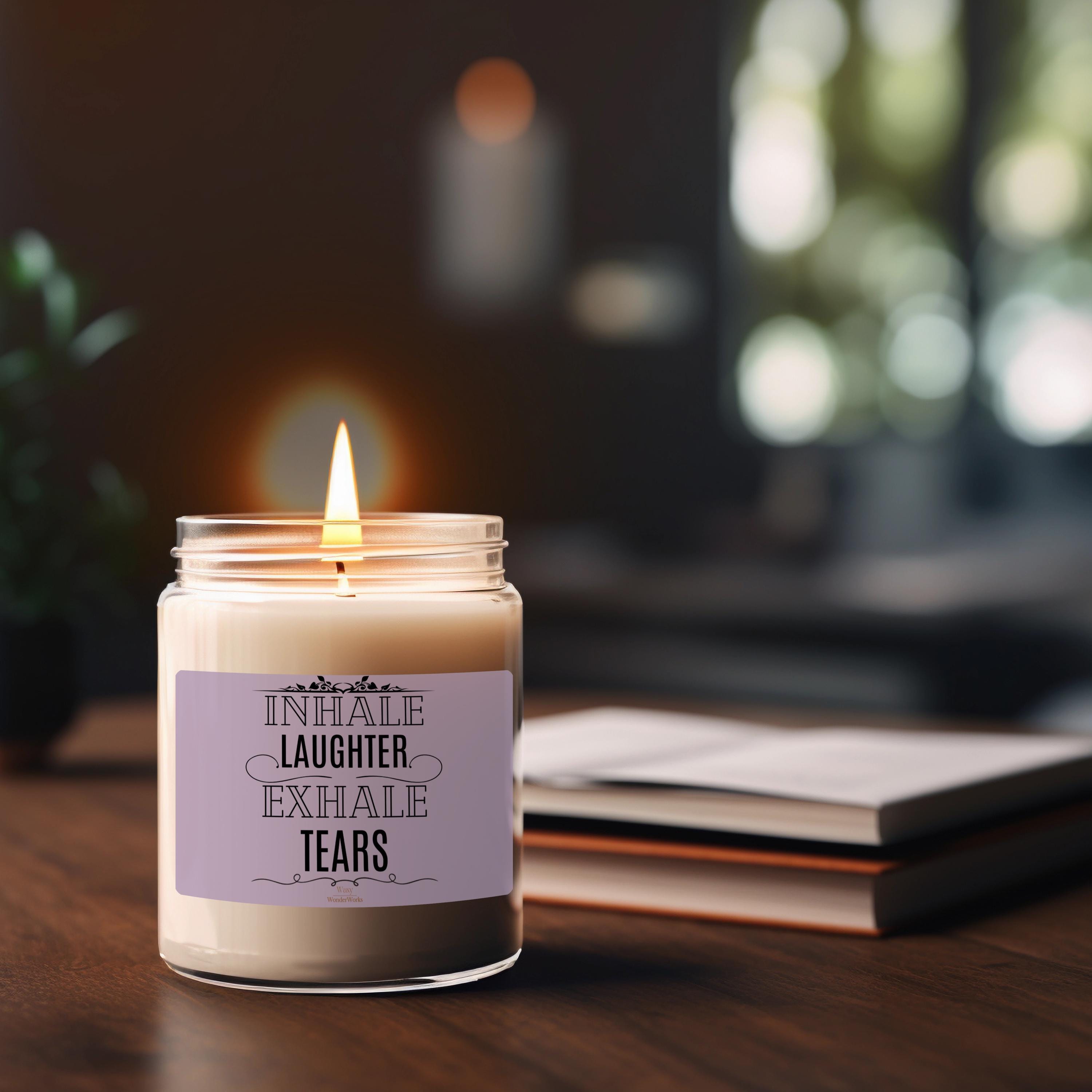 Inhale Laughter Exhale Tears, Birthday Gift, Punny Appreciation ...