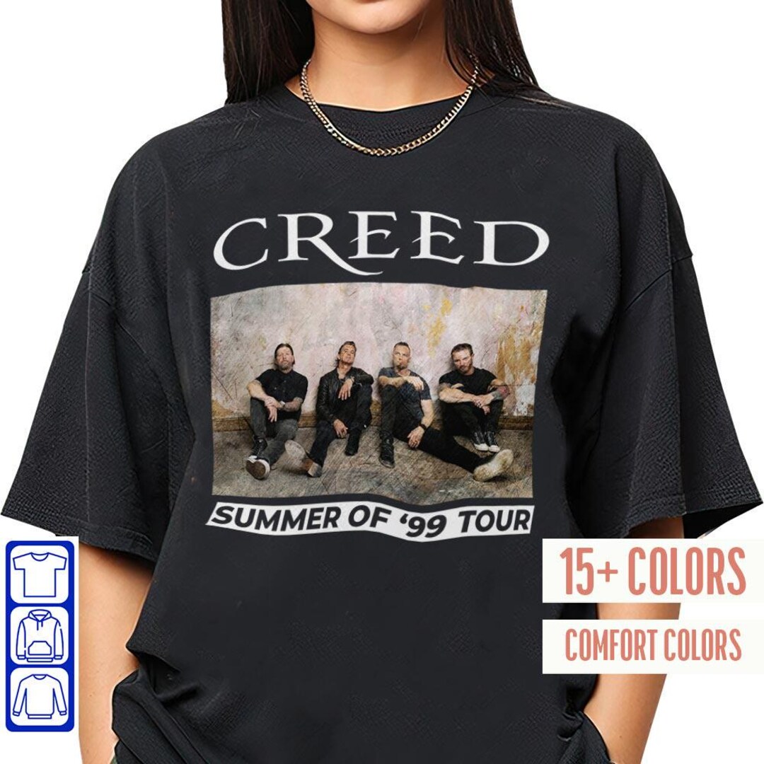 Creed 2024 Tour Summer of 99 Tour Shirt Creed Band Fan, Sweatshirt ...