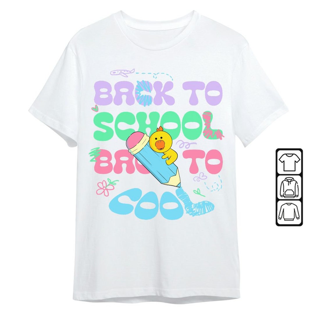 Amare Box Ducky Back to School Back to Cool, Unisex Casual Top, Hello ...