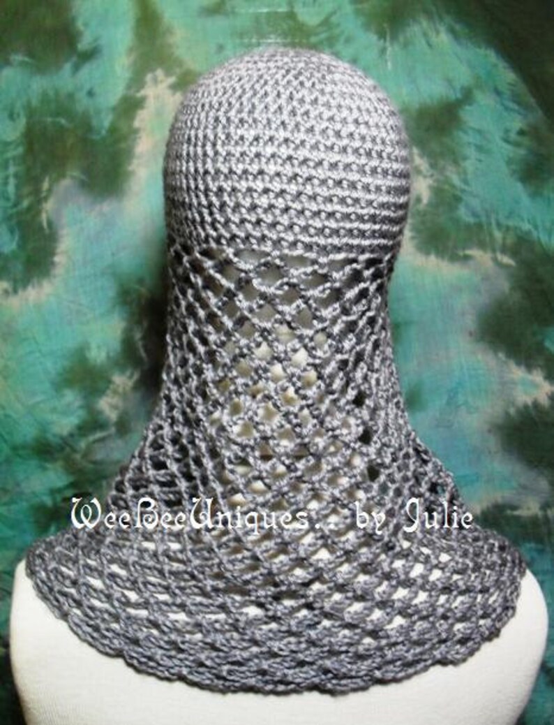 Crochet Pattern Digital Download Chainmail Coif Knight Helmet - Etsy