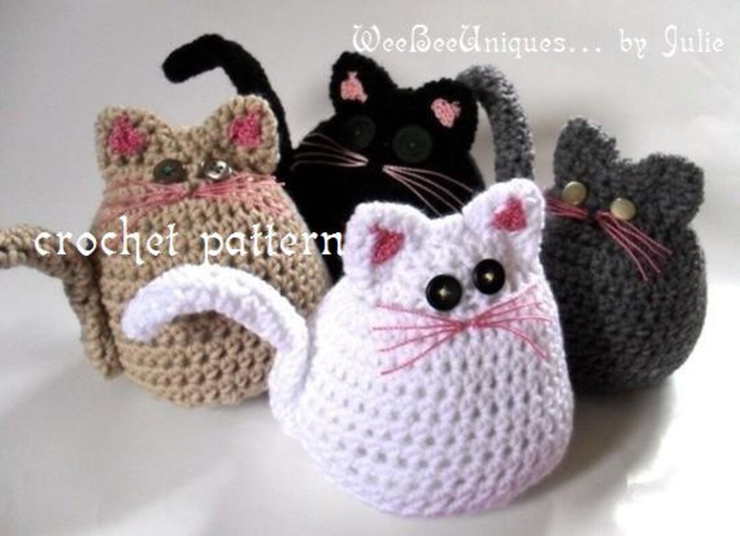 Crochet Pattern Digital Download Rolly Polly Kitty - Etsy