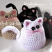 Crochet Pattern Digital Download Rolly Polly Kitty - Etsy Israel