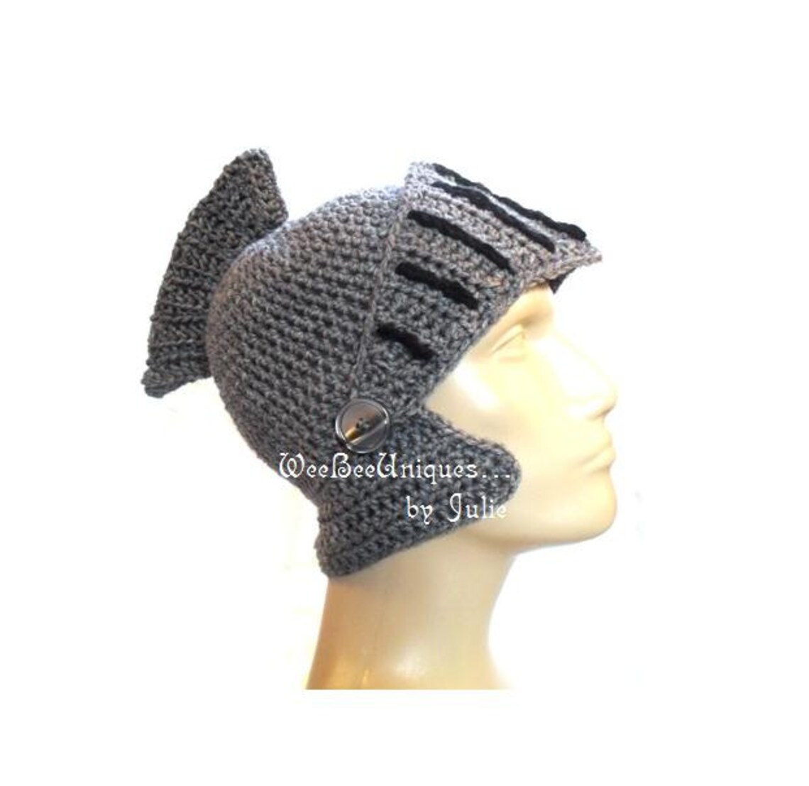 Crochet Pattern Digital Download Knight Helmet Hat Children & - Etsy