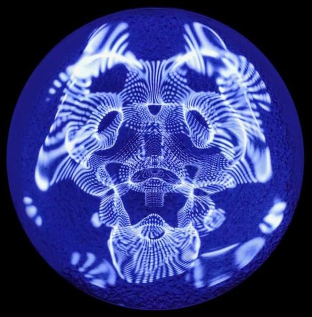 9 Hz Sun Frequency Cymatic Print - Etsy