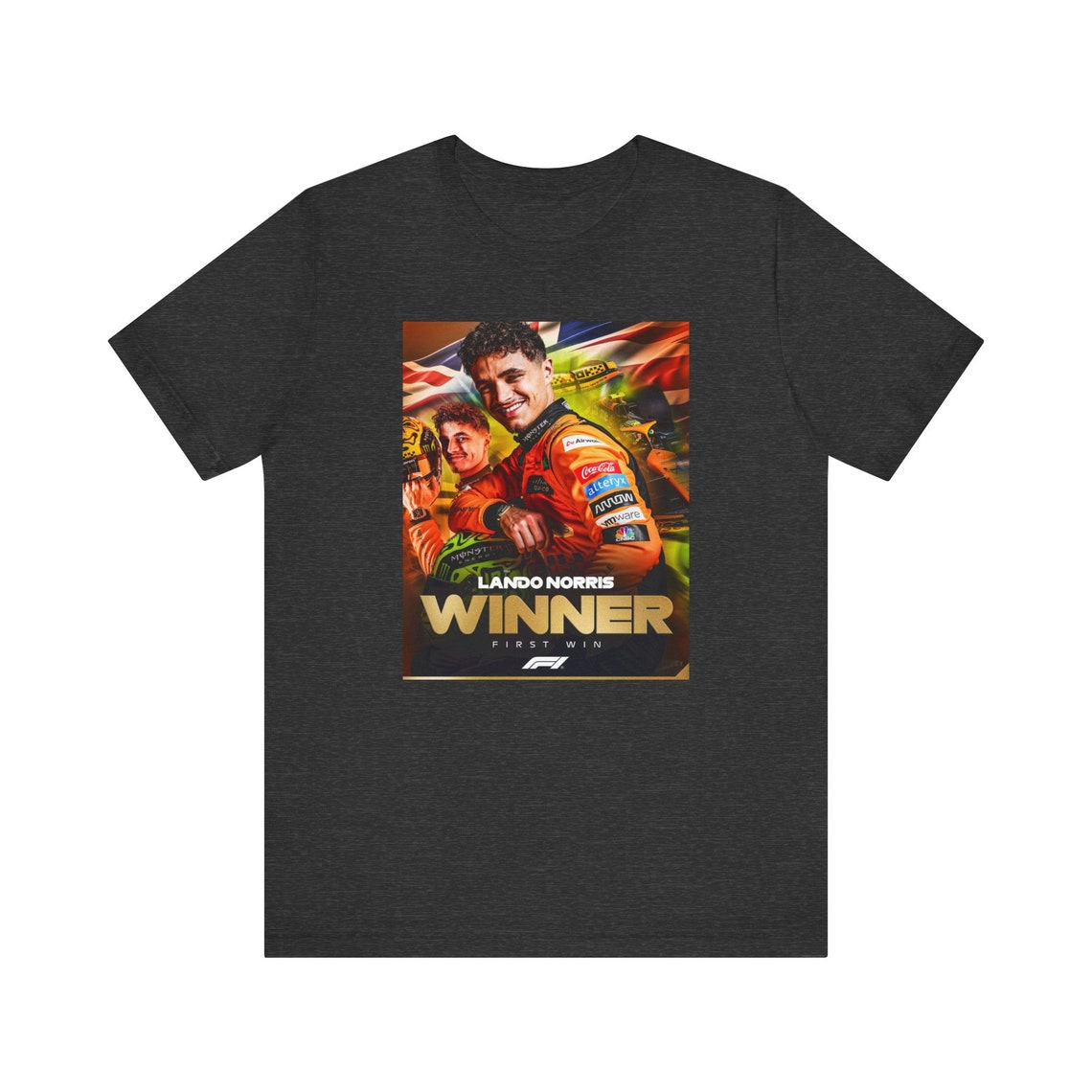 Lando Norris Miami Grand Prix Win Cartoon Graphic Shirt, Lando Norris ...
