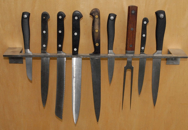 Kitchen Knife Rack Modern Sleek Minimal Modern Design | Etsy