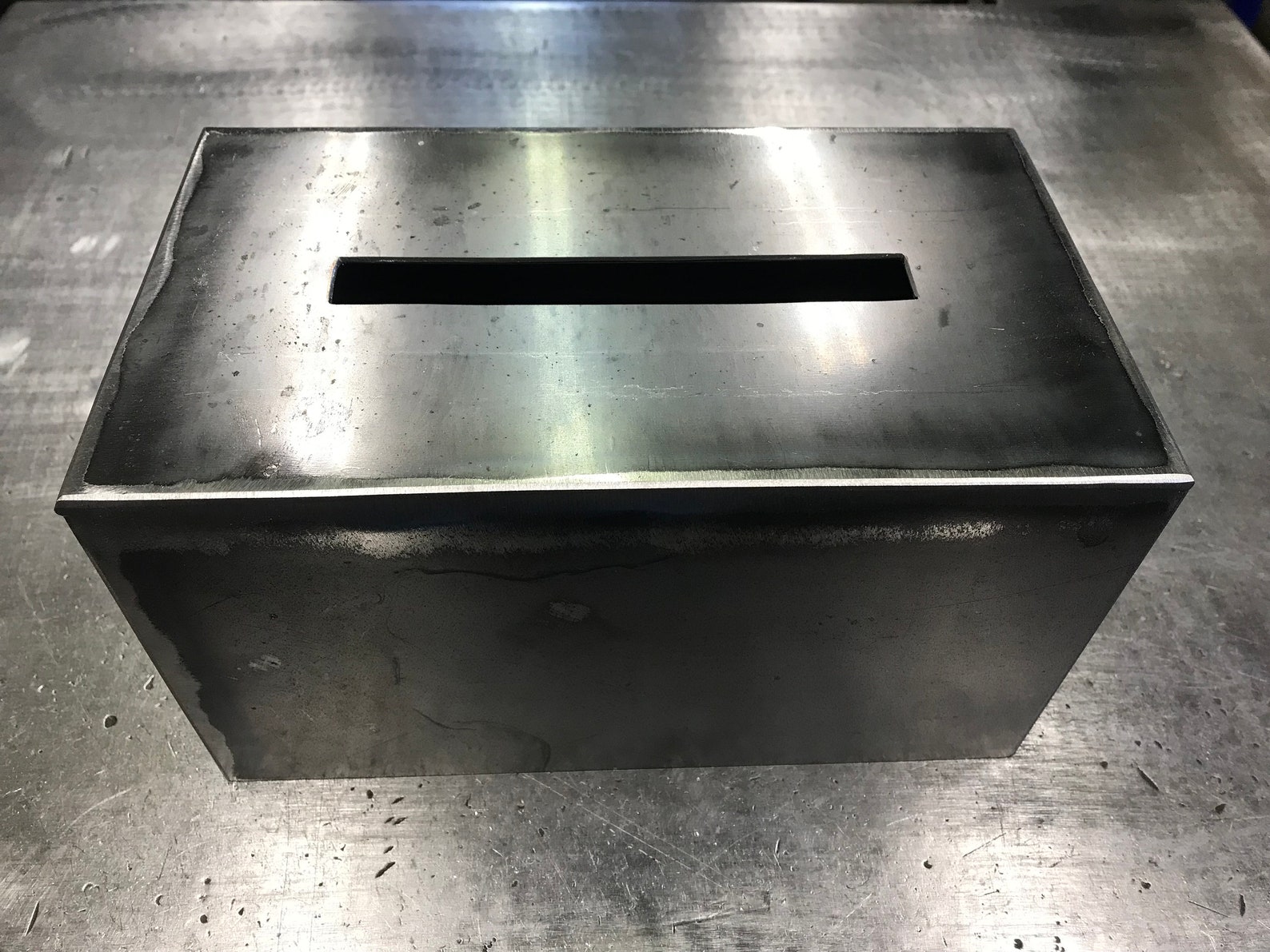 Metal Tissue Box Cover Horizontal Version Minimal Modern - Etsy