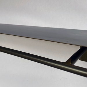 Steel Shelf for Kitchen With Pot Rack, Minimal and Modern Design Pot ...