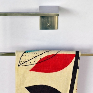 Steel Towel Holder, Kitchen or Bath, Modern and Minimal Design Style ...