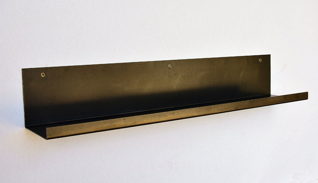 STEEL FLOATING SHELF, Custom Bent Metal Kitchen Shelves & Bathroom ...