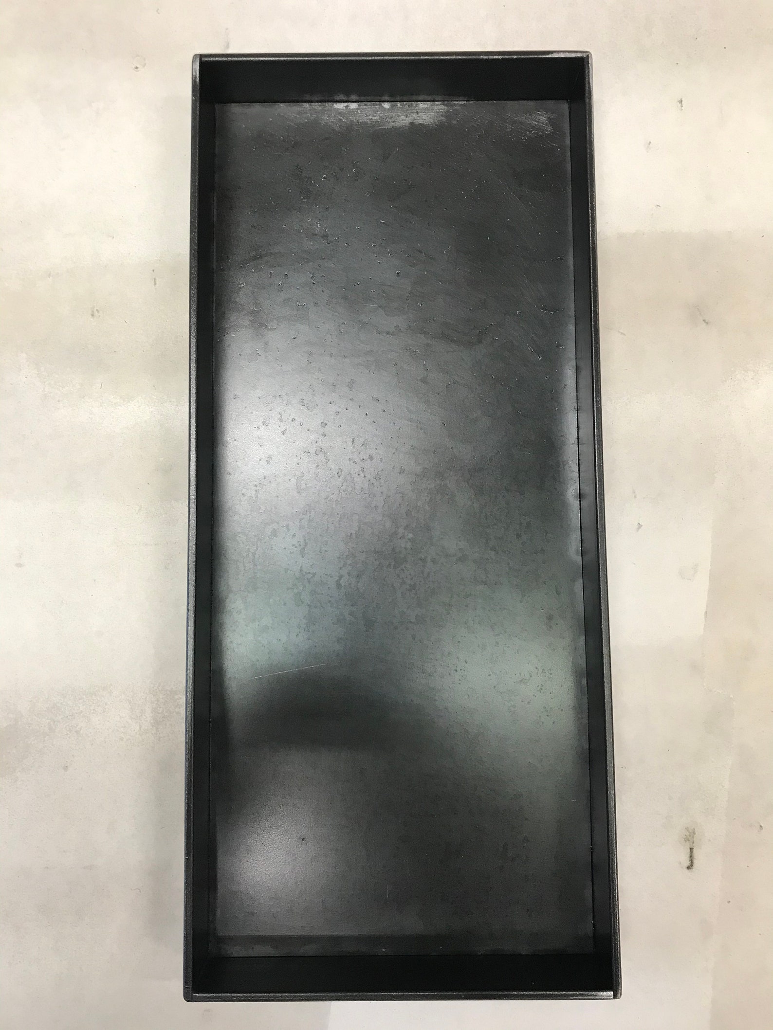 STEEL TRAY RECTANGULAR Steel Tray for Countertop Large - Etsy