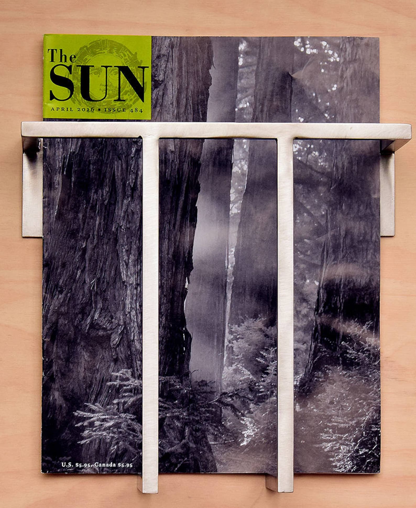 STEEL MAGAZINE RACK Minimal Design Magazine Holder Modern | Etsy