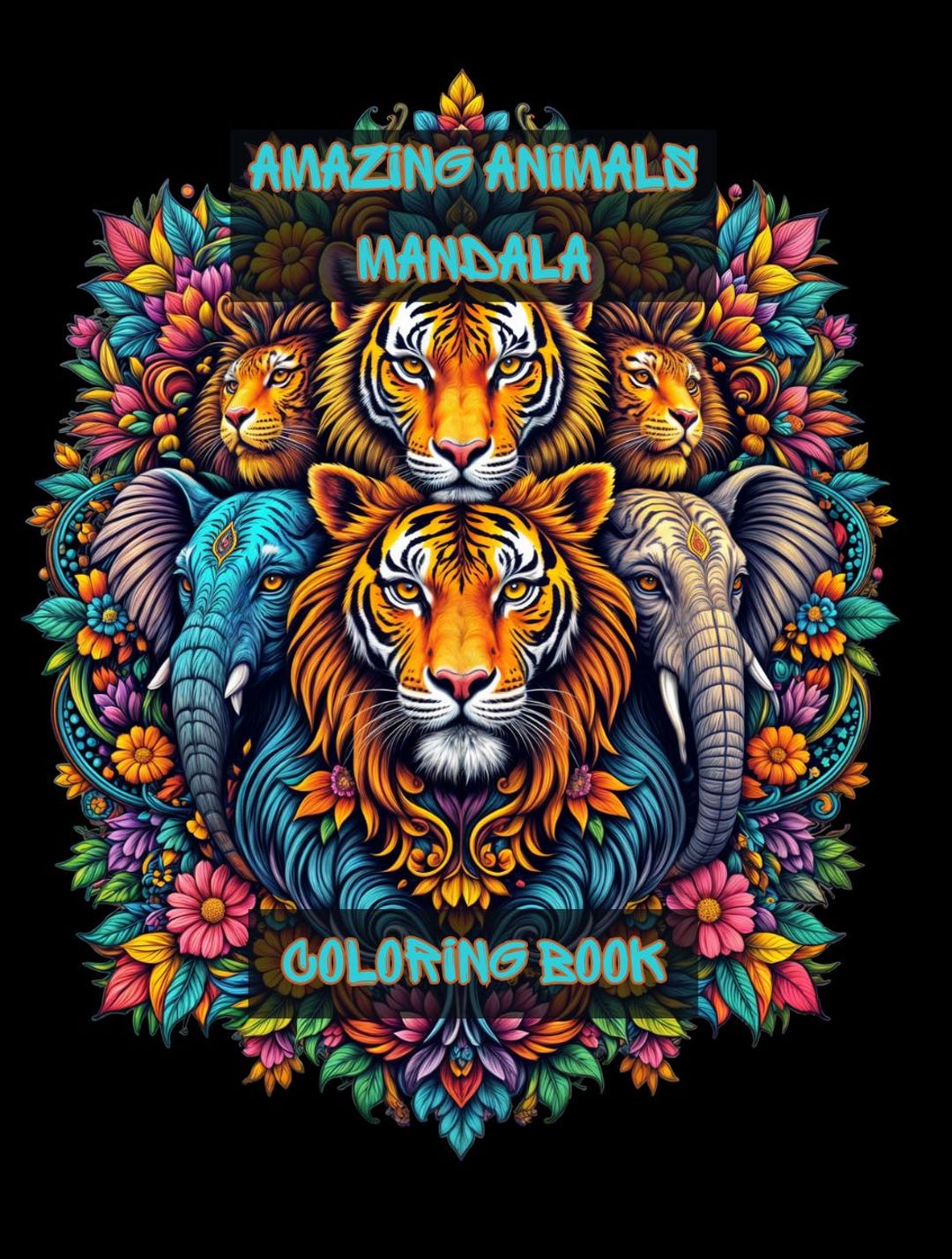 29 Animal Mandala Coloring Pages / Printable Coloring Book / Adult ...