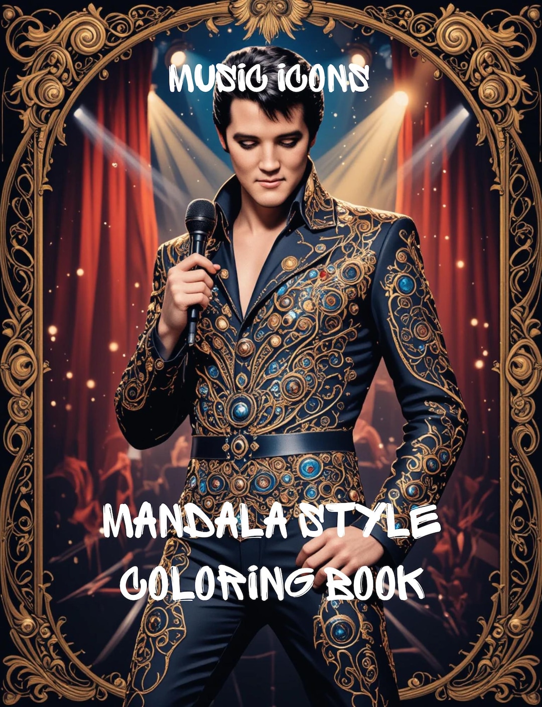 Famous Singers and Musicians Coloring Pages, Digital Coloring Pages for ...