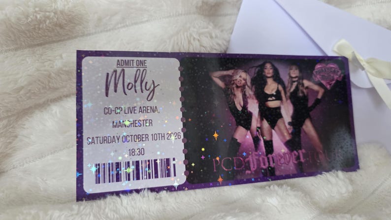 Personalised Pussycat Dolls Forever Tour Ticket, Sparkle Finish Concert ...