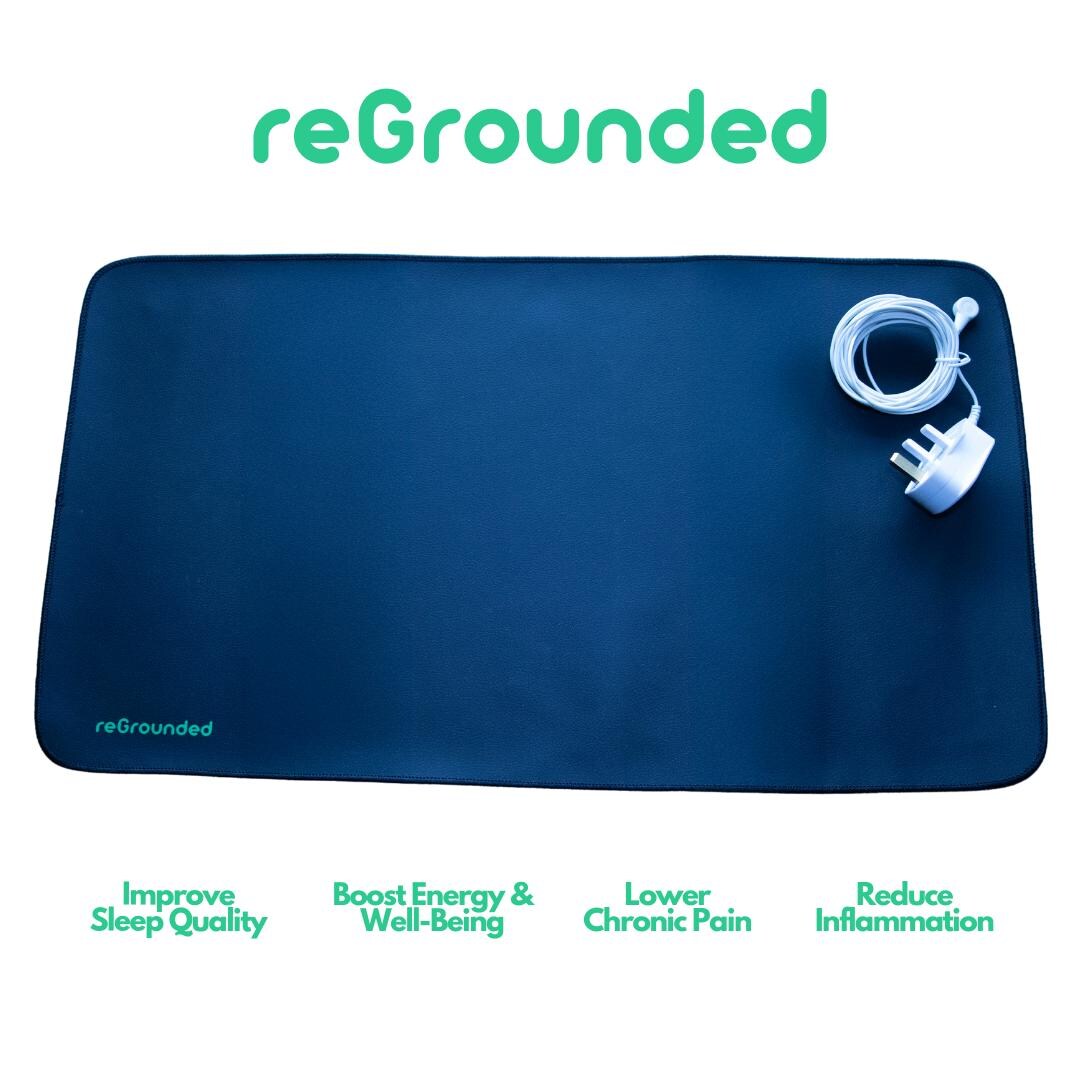 Regrounded Grounding Mat Sleep, Energy, Healing, Pain Relief & Balance ...