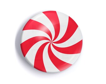 Peppermint Button - Etsy