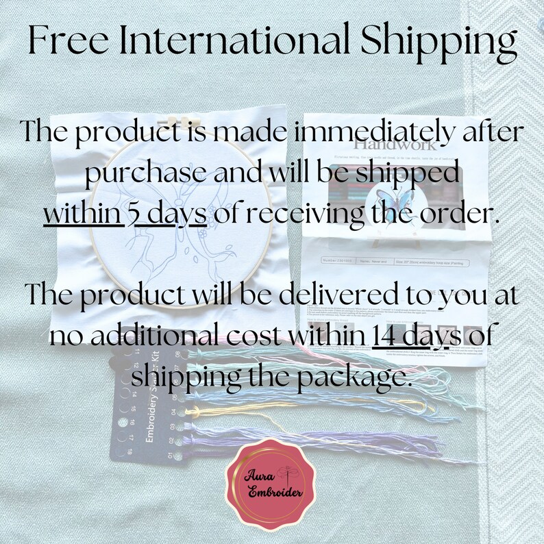 Cross Stitch Kit With Nine Lucky Fishes Pattern 11CT Complete DIY ...