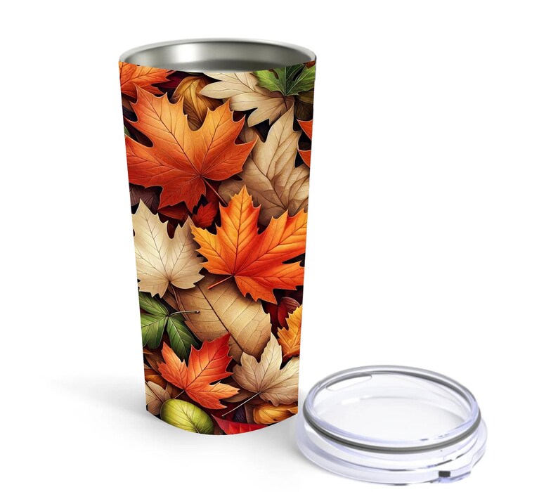 Maple Leaf Tumbler Wrap: Autumn Sublimation Design (digital Download ...