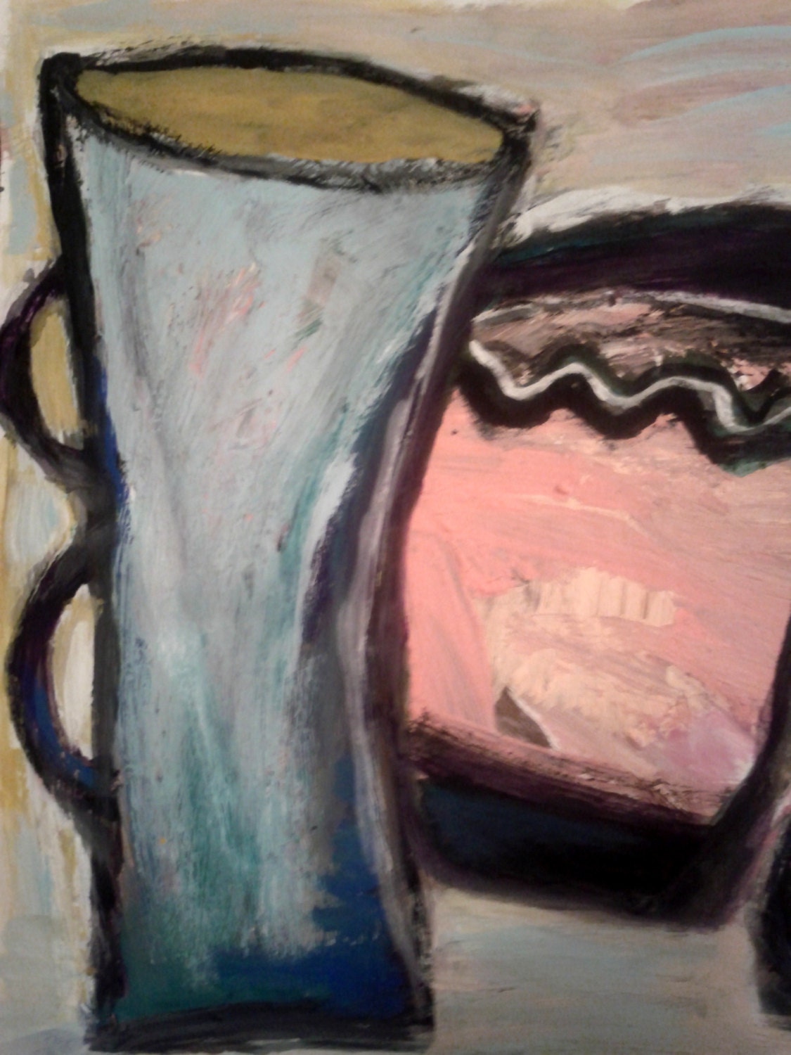 Original Painting, the Spirit of Objects - Etsy