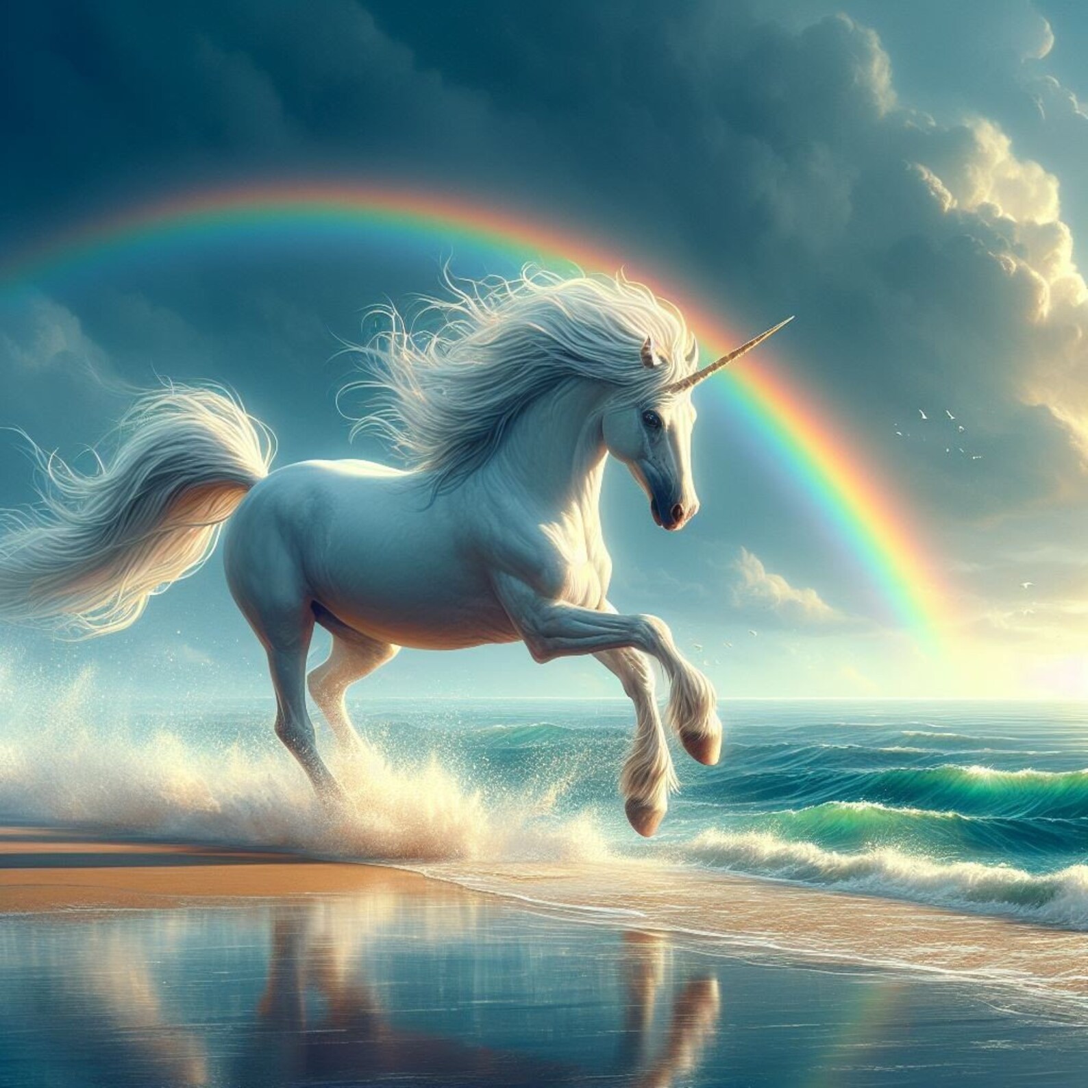 Unicorn. Digital Artwork. Digital Image. AI Image. Artificial ...