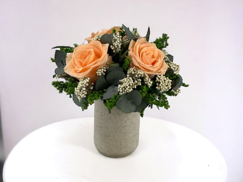 Preserved Everlasting Flowers. Eternal Rose Arrangement. Year Long ...