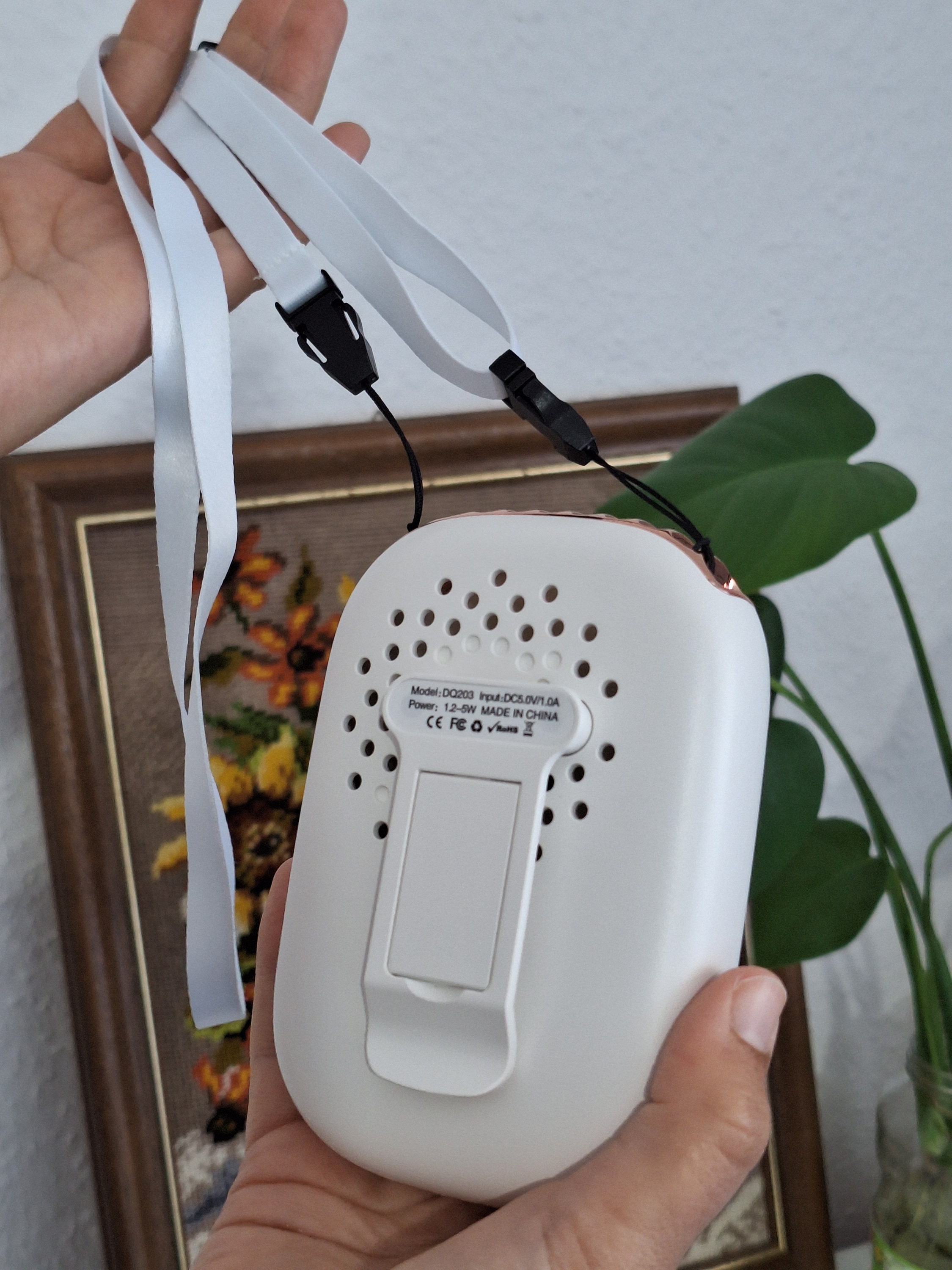 Fursuit Hanging Neck Fan With Custom Sticker USB Rechagable With 3 ...