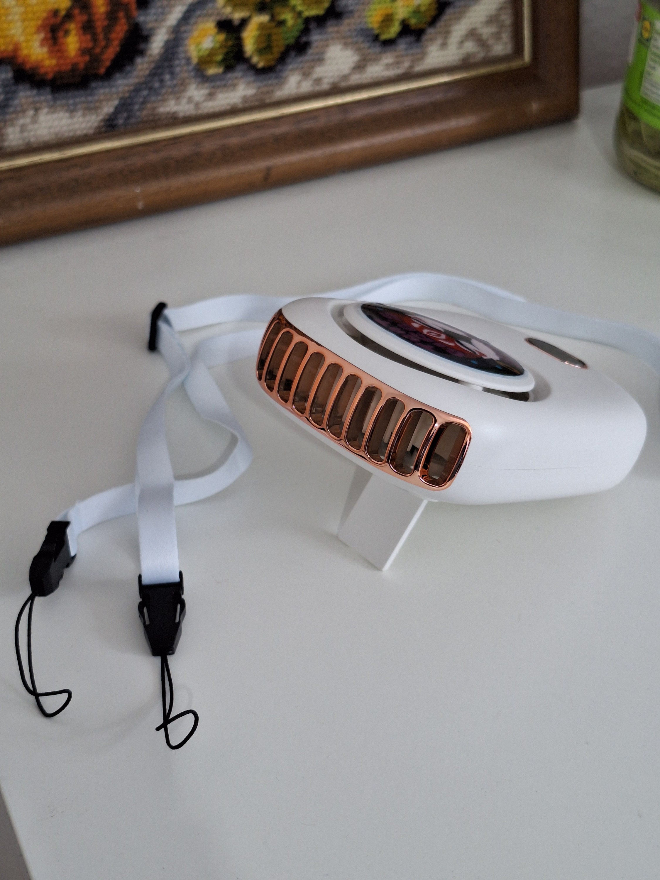 Fursuit Hanging Neck Fan With Custom Sticker USB Rechagable With 3 ...