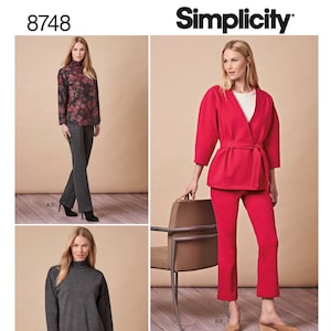 Uncut Simplicity Sewing Pattern 10034 8748 Misses'miss Petite ...