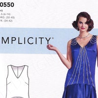 1920s 20s Vintage Sewing Pattern Bust 40 Art Deco Great Gatsby Flapper ...