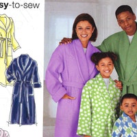 Womens Robe Pattern Bed Jacket Pattern Nightgown Pattern Camisole ...