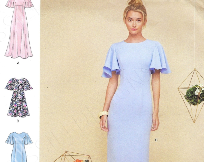 Uncut Simplicity Sewing Pattern 636 8292. Gorgeous Feminine Dresses ...