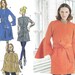 Uncut Burda Sew Sewing Pattern 7855 Misses Coat Jacket Lapel Section ...