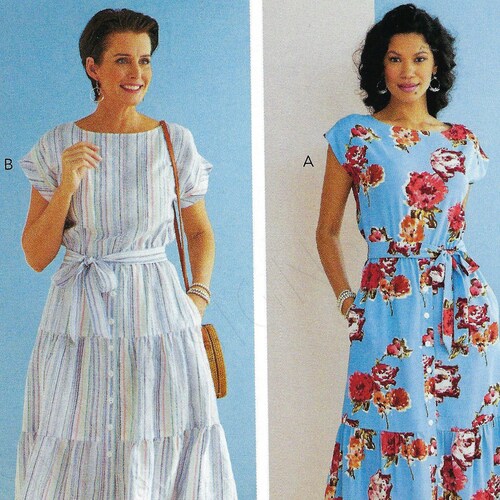 Uncut Butterick Sewing Pattern 10556 6722 Misses' Dresses - Etsy