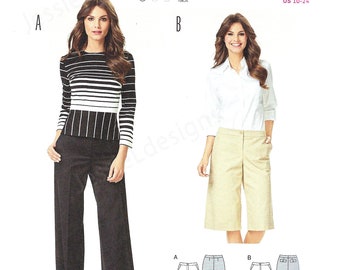 Burda 6613 Misses Pants/trousers - Culottes - Flared Legs Sewing ...