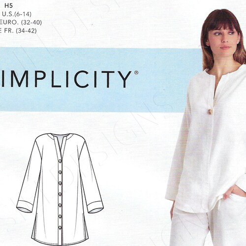Uncut Simplicity Sewing Pattern 9140 10599 Misses Dress - Etsy