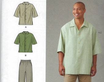 Mens Button up Shirt Pattern - Etsy