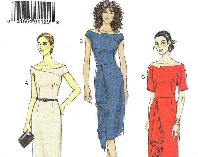 Uncut Vogue Sewing Pattern 10103 9355 Easy Misses Dress Sheath off the ...