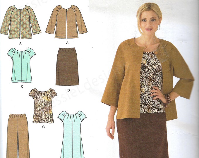Uncut Simplicity Sewing Pattern 8393 Misses' and Plus Size Pants, Tunic ...