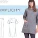 Uncut Simplicity Sewing Pattern 9183 Sewing Pattern Misses Tunic Top ...