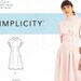 Uncut Simplicity Sewing Pattern 10743 9174 Misses Knit Dress Size 6-14 ...